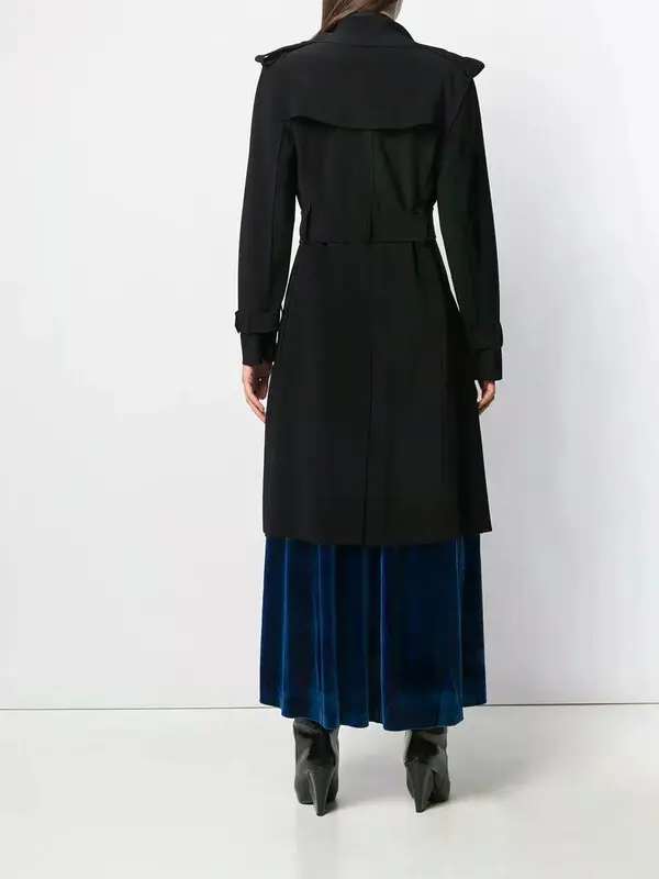 Norma Kamali Belted Trench Coat