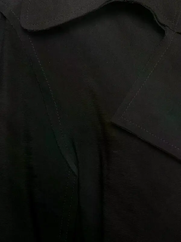 Norma Kamali Belted Trench Coat