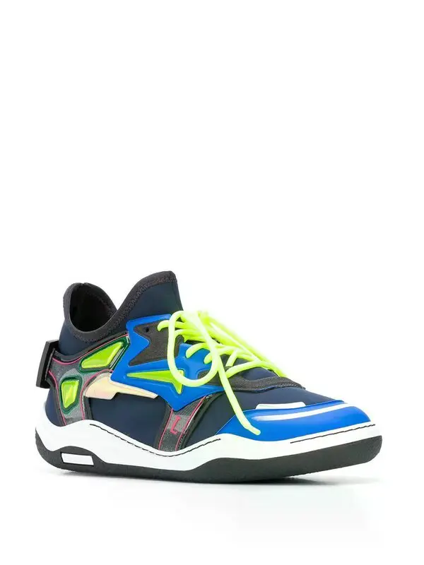LANVIN Contrast Panel Sneakers