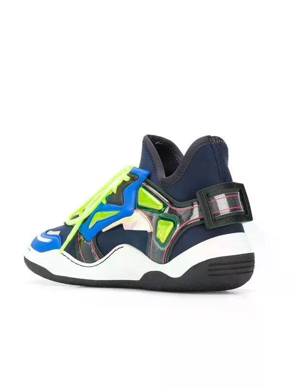 LANVIN Contrast Panel Sneakers