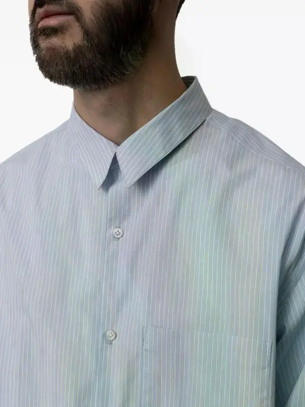 STILL BY HAND Striped Shirt