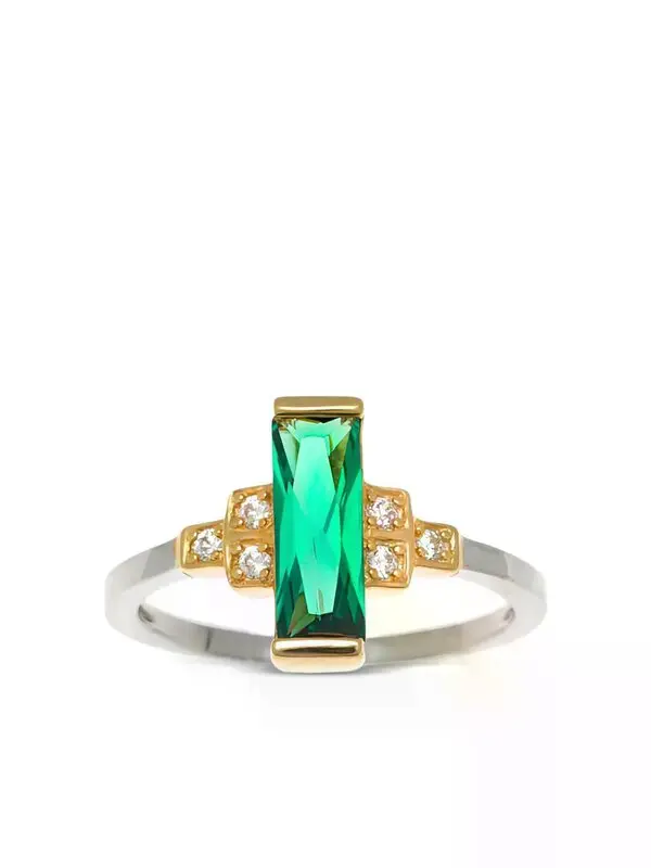 LAURA VANN Audrey Crystal-embellished Ring - Silver
