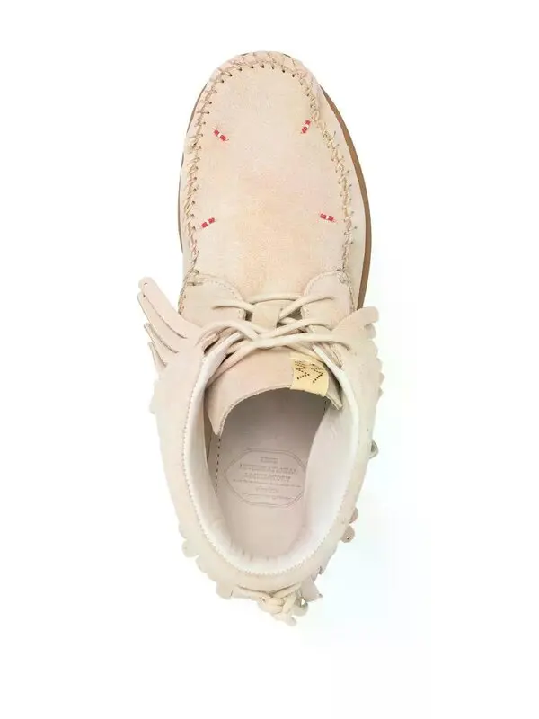 Visvim Fbt Shaman Folk Desert Boots - Neutrals