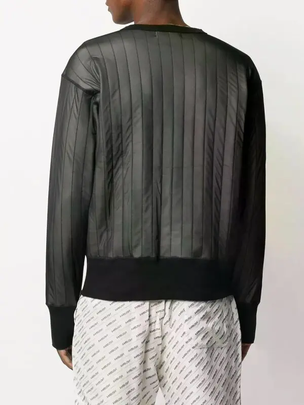 AMBUSH Embroidered Logo Quilted Sweatshirt
