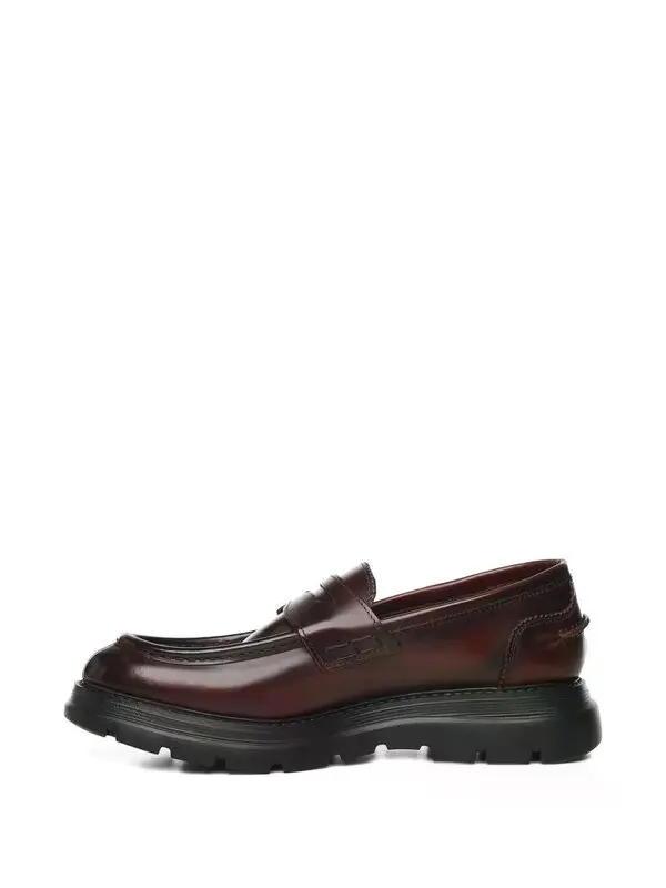 GIULIANO GALIANO Bryan Leather Loafers