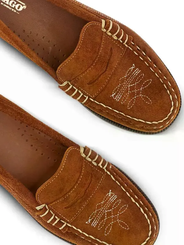 SEBAGO Decorative-stitching Loafers