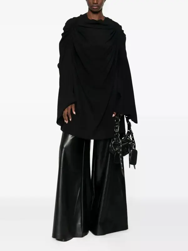 Rick Owens Draped High Neck Dress