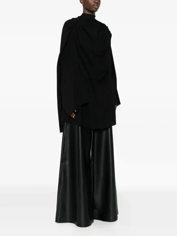 Rick Owens Draped High Neck Dress
