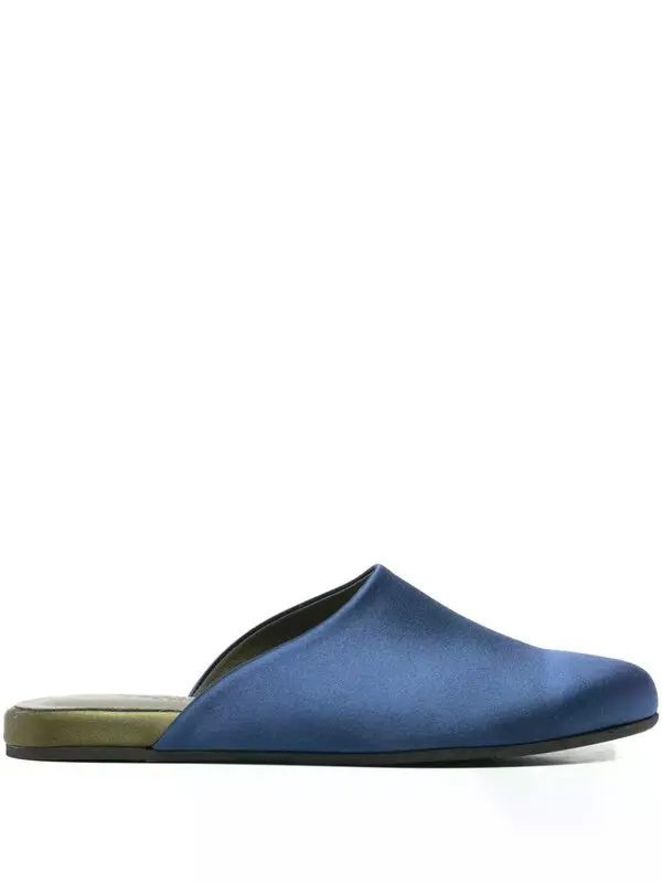 ANCIENT GREEK SANDALS The Slipper Mules - Blue