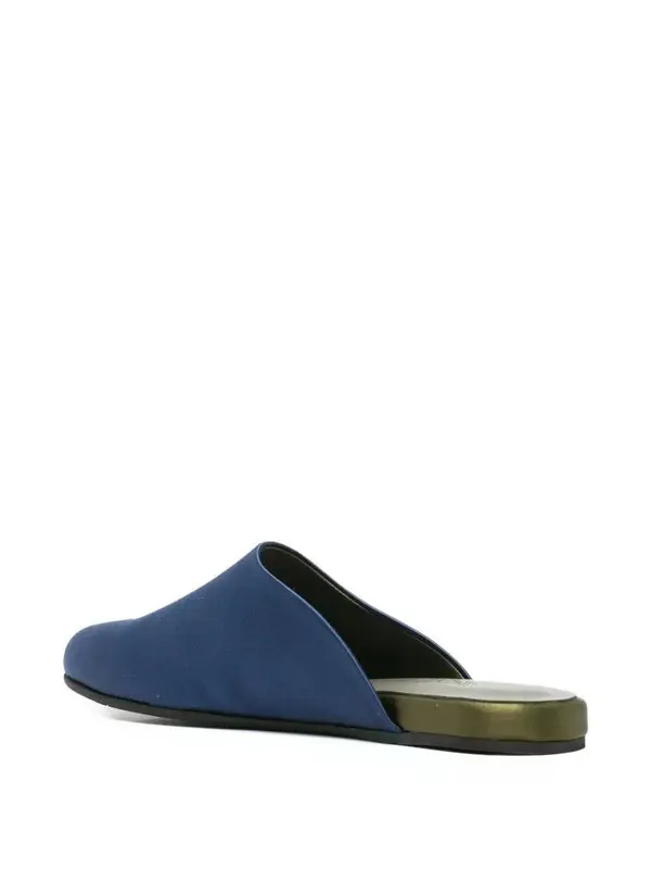 ANCIENT GREEK SANDALS The Slipper Mules - Blue