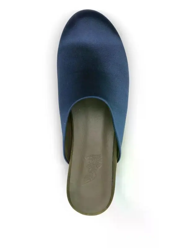 ANCIENT GREEK SANDALS The Slipper Mules - Blue