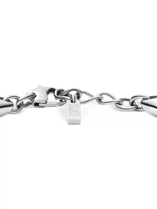 DIESEL® Cutout Oval Logo Bracelet