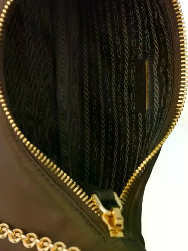 Prada Re-edition 2005 Shoulder Bag With Saffiano Leather Trim - Brown