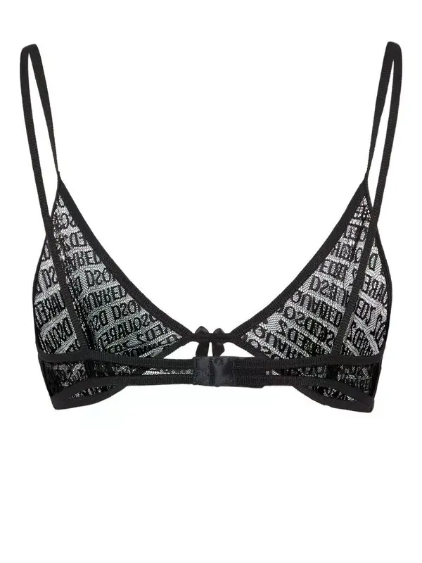 Dsquared2 All-over Logo Bra