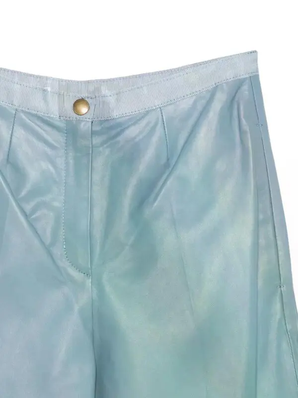 FORTE_FORTE Leather Flared Trousers