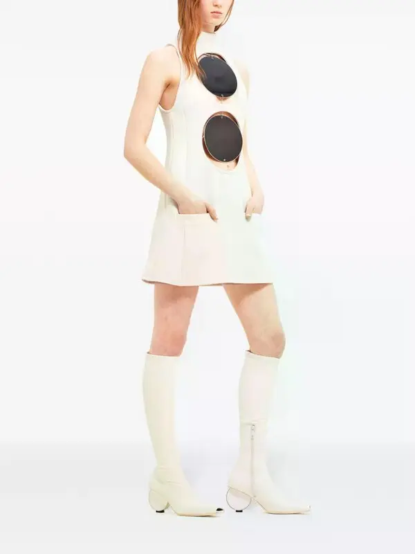 COURREGES Cut-out Sleeveless Minidress