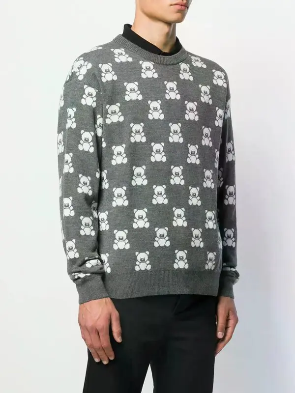 Moschino Teddy Bear Intarsia Jumper