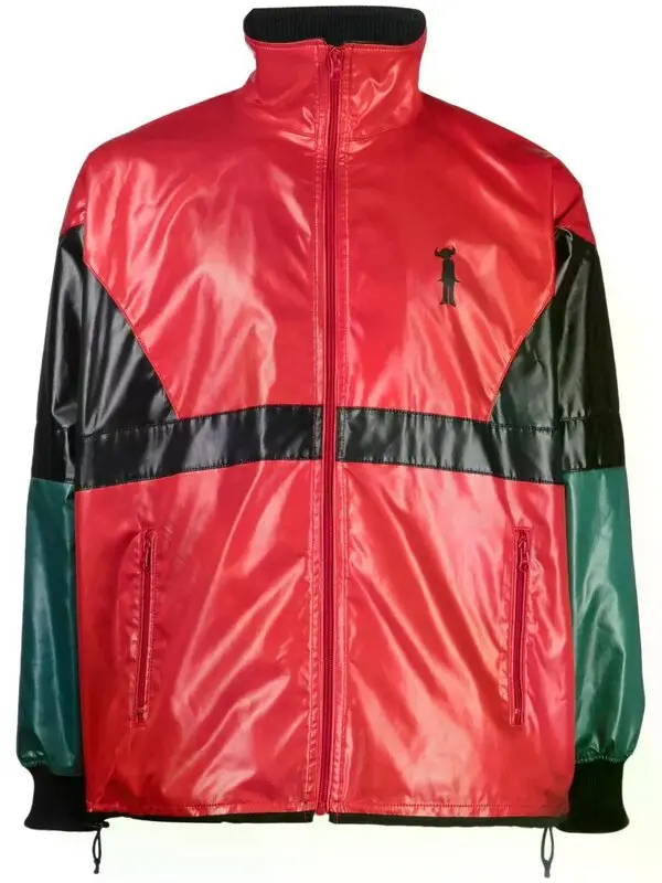 Junya Watanabe Colour-block Print Windbreaker