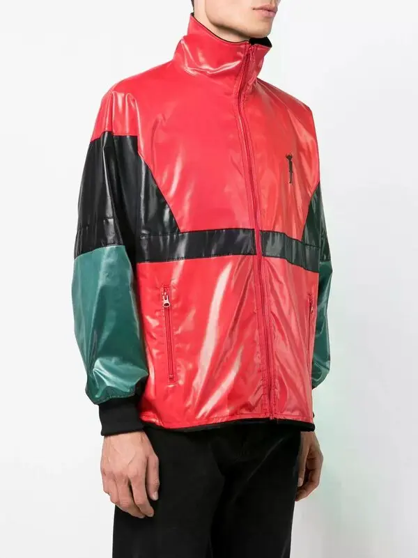 Junya Watanabe Colour-block Print Windbreaker