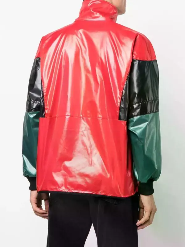 Junya Watanabe Colour-block Print Windbreaker