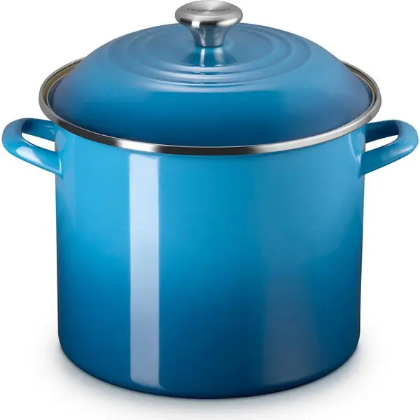 LE CREUSET Enameled Stainless Steel Stockpot - Marseille