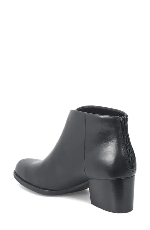 BØRN Kalie Leather Bootie - Black Leather