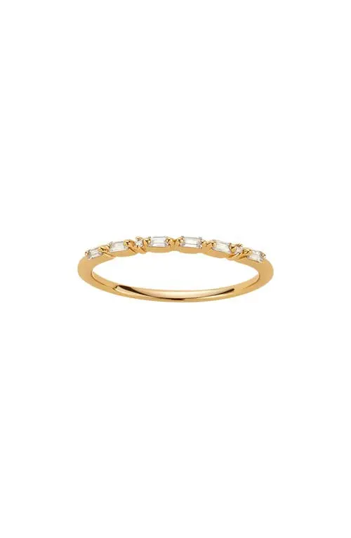 MADE BY MARY Mama Morse Code Ring - Gold Vermeil