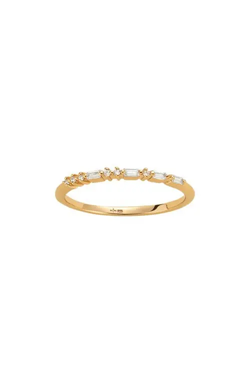 MADE BY MARY Ily Morse Code Ring - Gold Vermeil