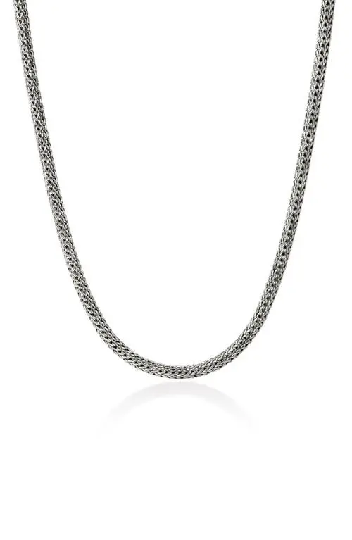 John Hardy Sterling Pavé Diamond Icon Necklace - Silver