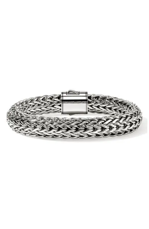 John Hardy Sterling Pavé Diamond Icon Bracelet