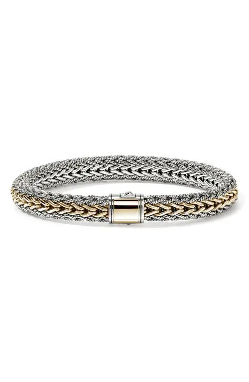 John Hardy Icon Reversible Bracelet - Silver And Gold