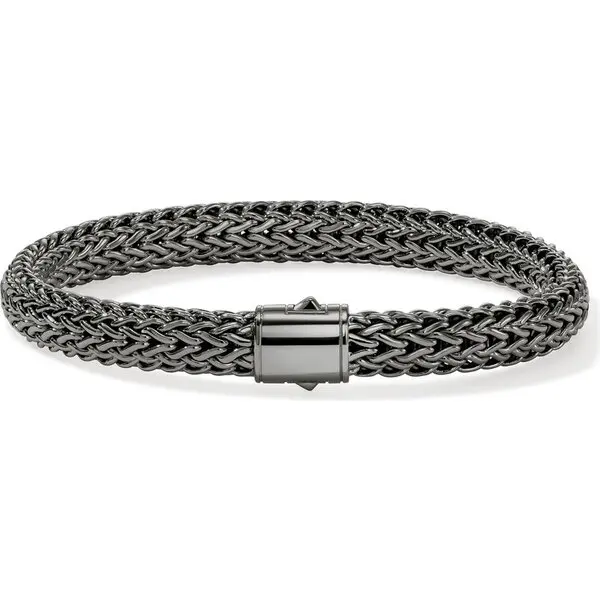 John Hardy Sterling Icon Bracelet - Darkened Silver