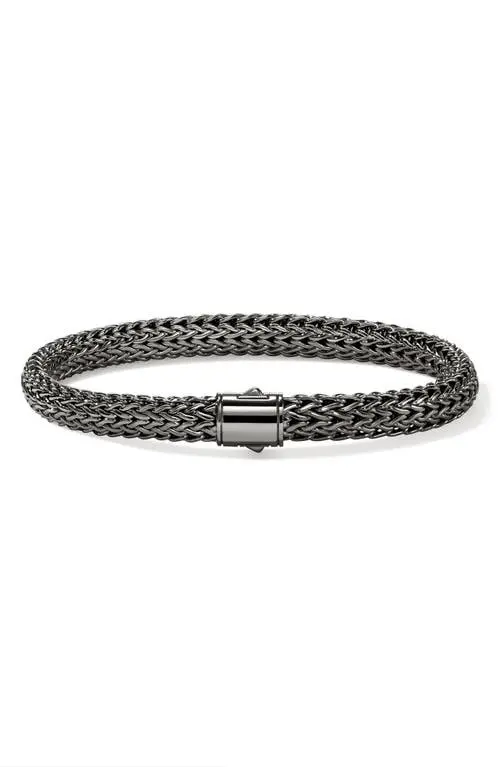 John Hardy Sterling Icon Bracelet - Dark Silver