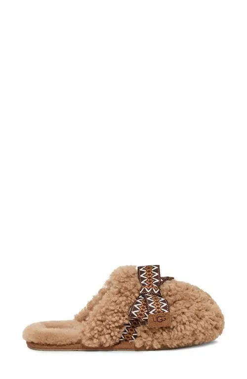 UGG Maxi Curly Genuine Shearling Scuff Slipper