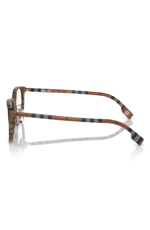 Burberry Rectangular Optical Glasses - Dark Havana/brown/demo