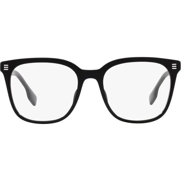 Burberry 53mm Square Optical Glasses - Black/demo Lens