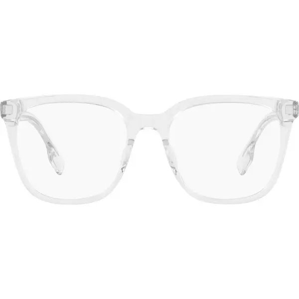 Burberry 53mm Square Optical Glasses - Transparent/demo Lens