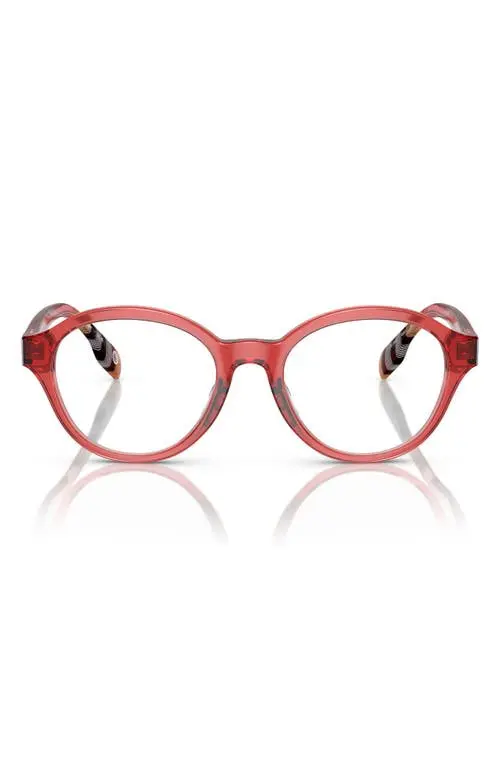 Burberry 48mm Phantos Optical Glasses - Red/demo Lens