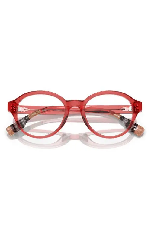 Burberry Phantos Optical Glasses - Red/demo Lens