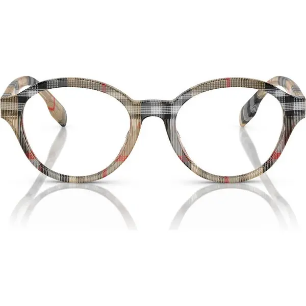 Burberry Phantos Optical Glasses - Vintage Check/demo Lens