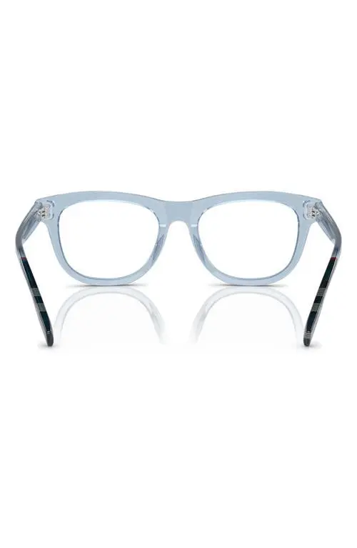 Burberry 45mm Square Optical Glasses - Azure/demo Lens