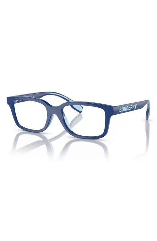 Burberry 48mm Rectangular Optical Glasses - Blue /demo Lens