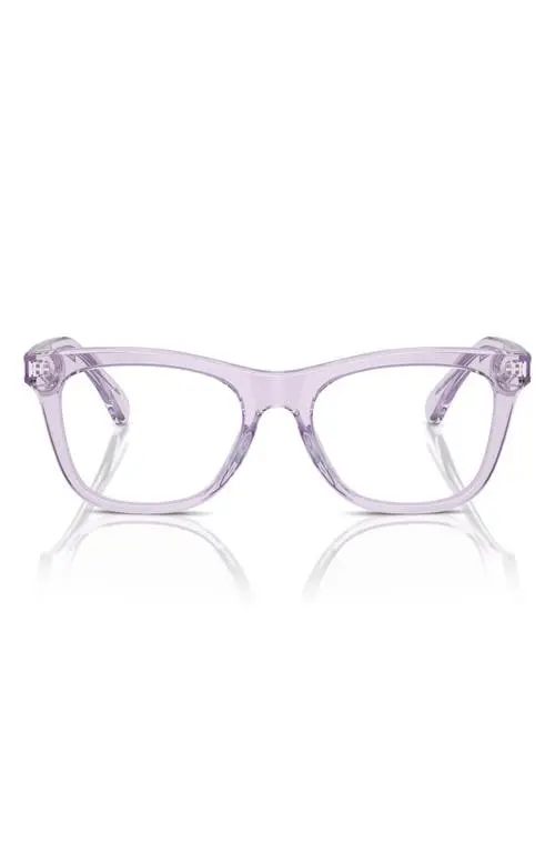 Burberry 45mm Square Optical Glasses - Lilac/demo Lens