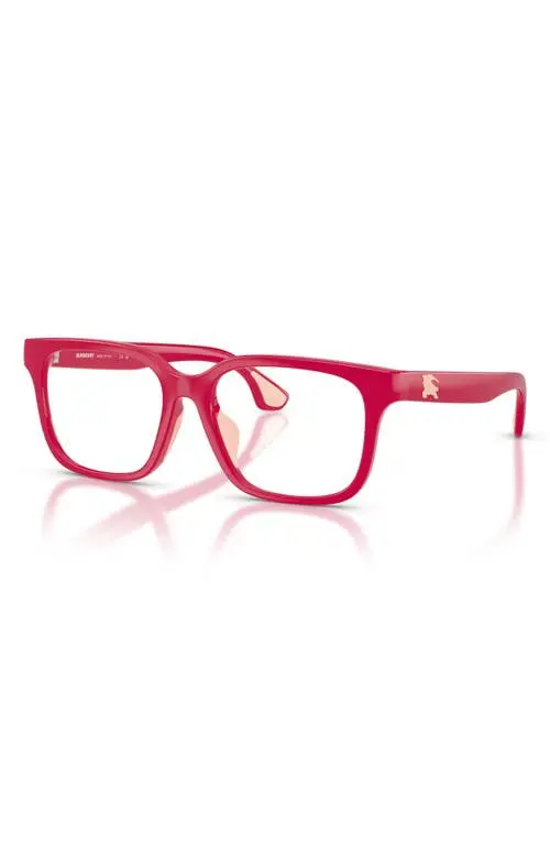 Burberry 47mm Rectangular Optical Glasses - Fuxia/demo Lens