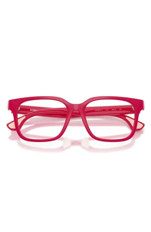 Burberry 47mm Rectangular Optical Glasses - Fuxia/demo Lens