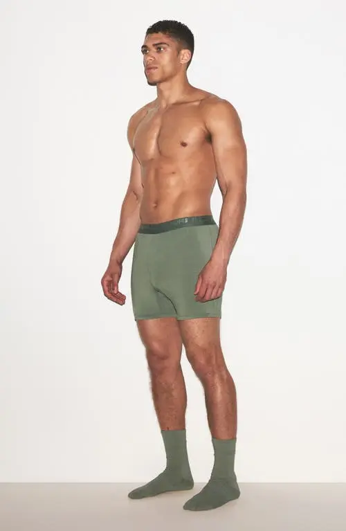 SKIMS Stretch 3-pack Knit Boxers - Laurel Multi