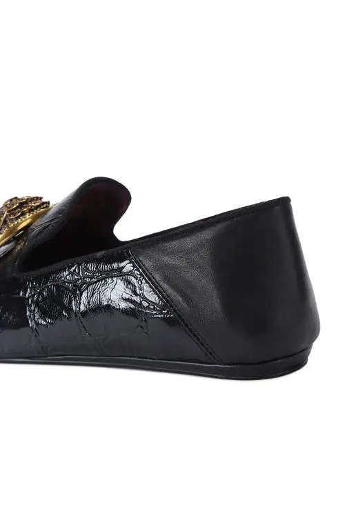 Kurt Geiger Croc-embossed Chelsea Flat Loafer