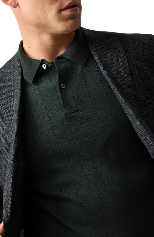 Rodd & Gunn Murdoch Merino Wool Polo - Forest