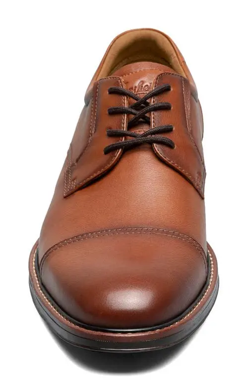 Florsheim Traveler Cap Toe Derby - Cognac