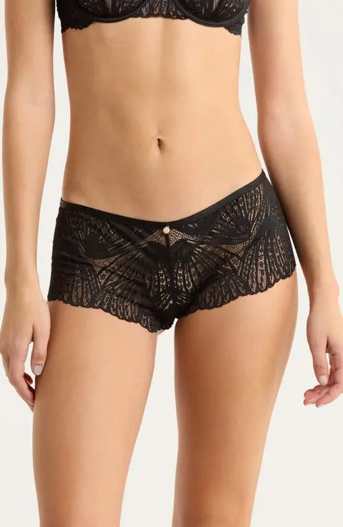 Bluebella Peyton Lace Boyshorts - Black
